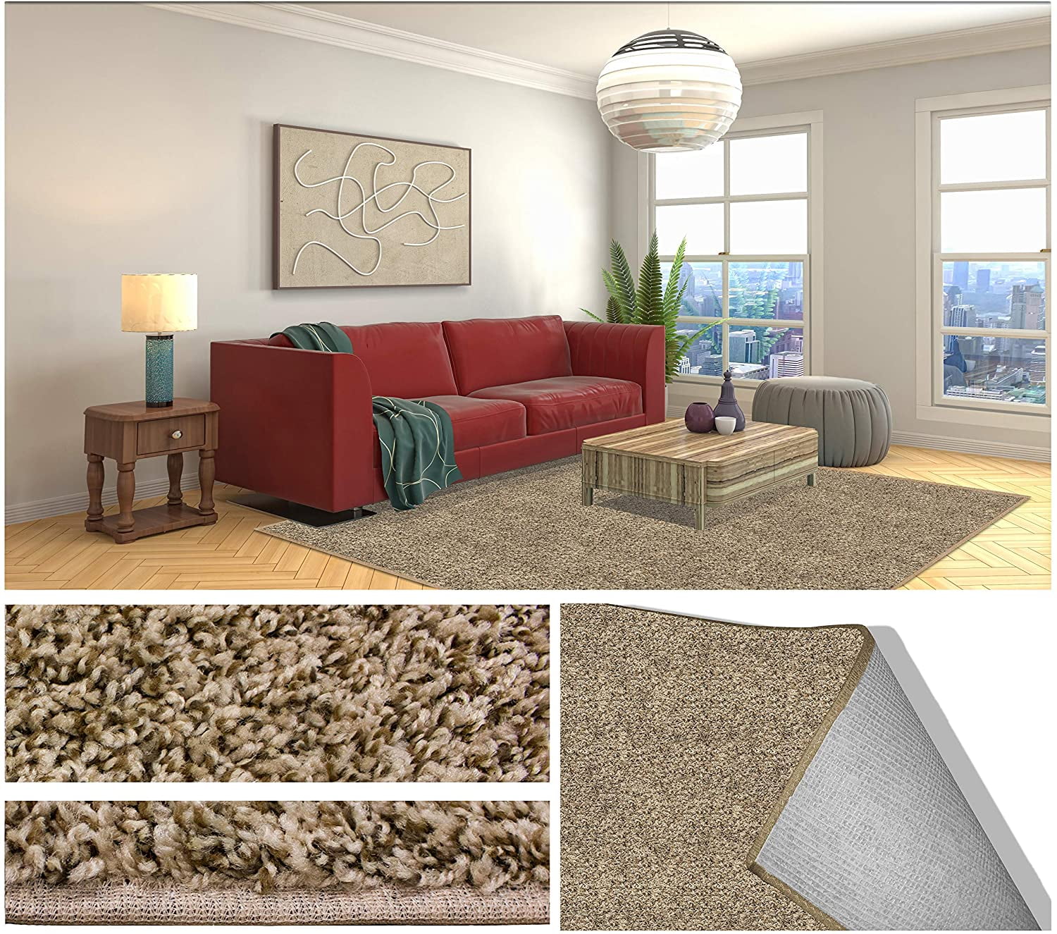 Koeckritz Rugs 25 oz Soft and Cozy Bronzing Area Rugs Available in Many ...