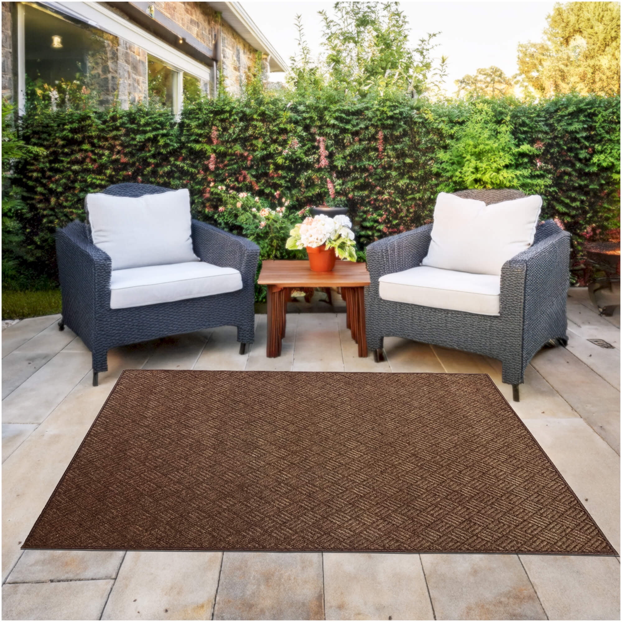 Koeckritz Rugs 6'x10' WalkWay Premium Soft Beige Indoor Outdoor Rug for ...
