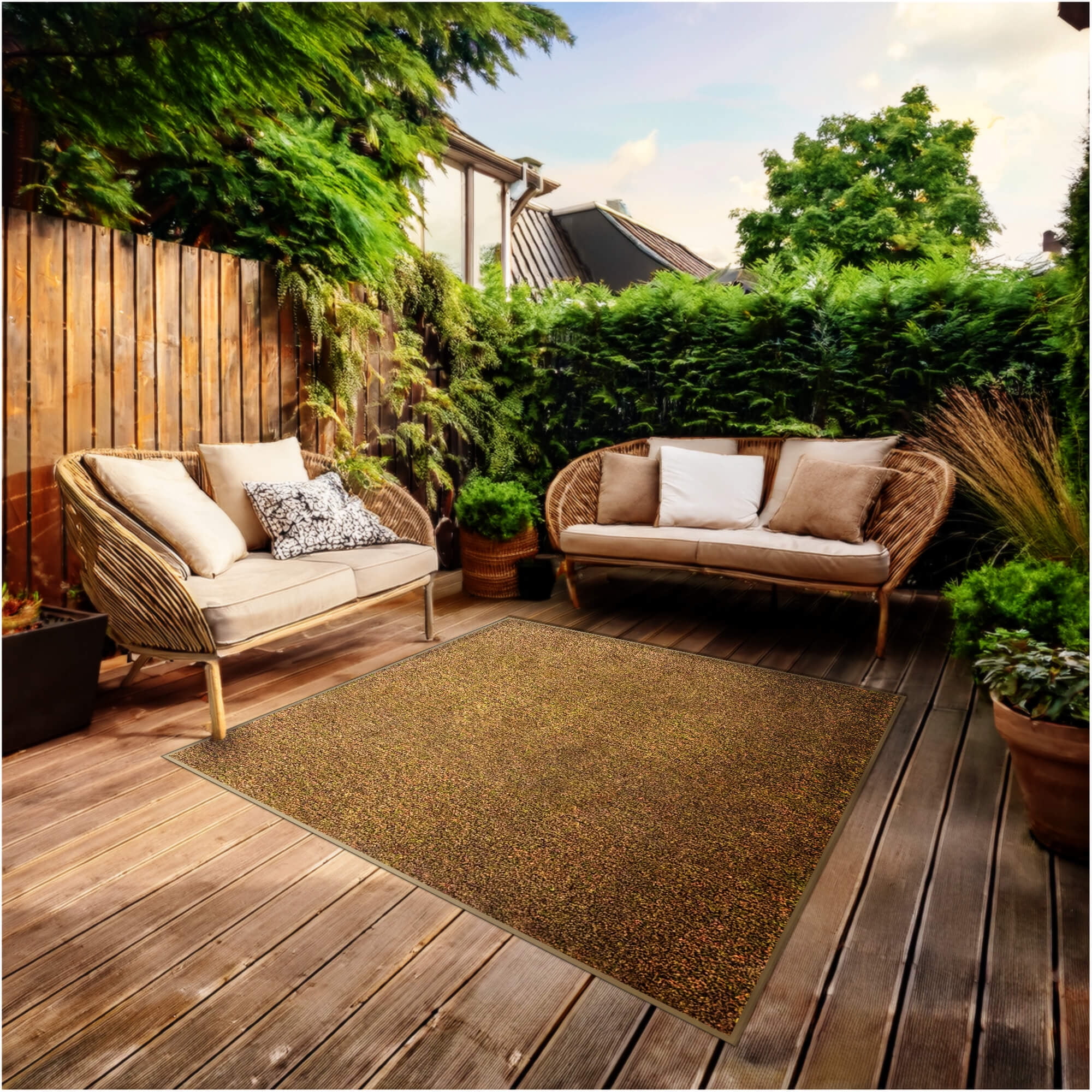 Koeckritz Rugs 6'x12' Copper Glaze Ultra Artificial Turf Indoor and ...
