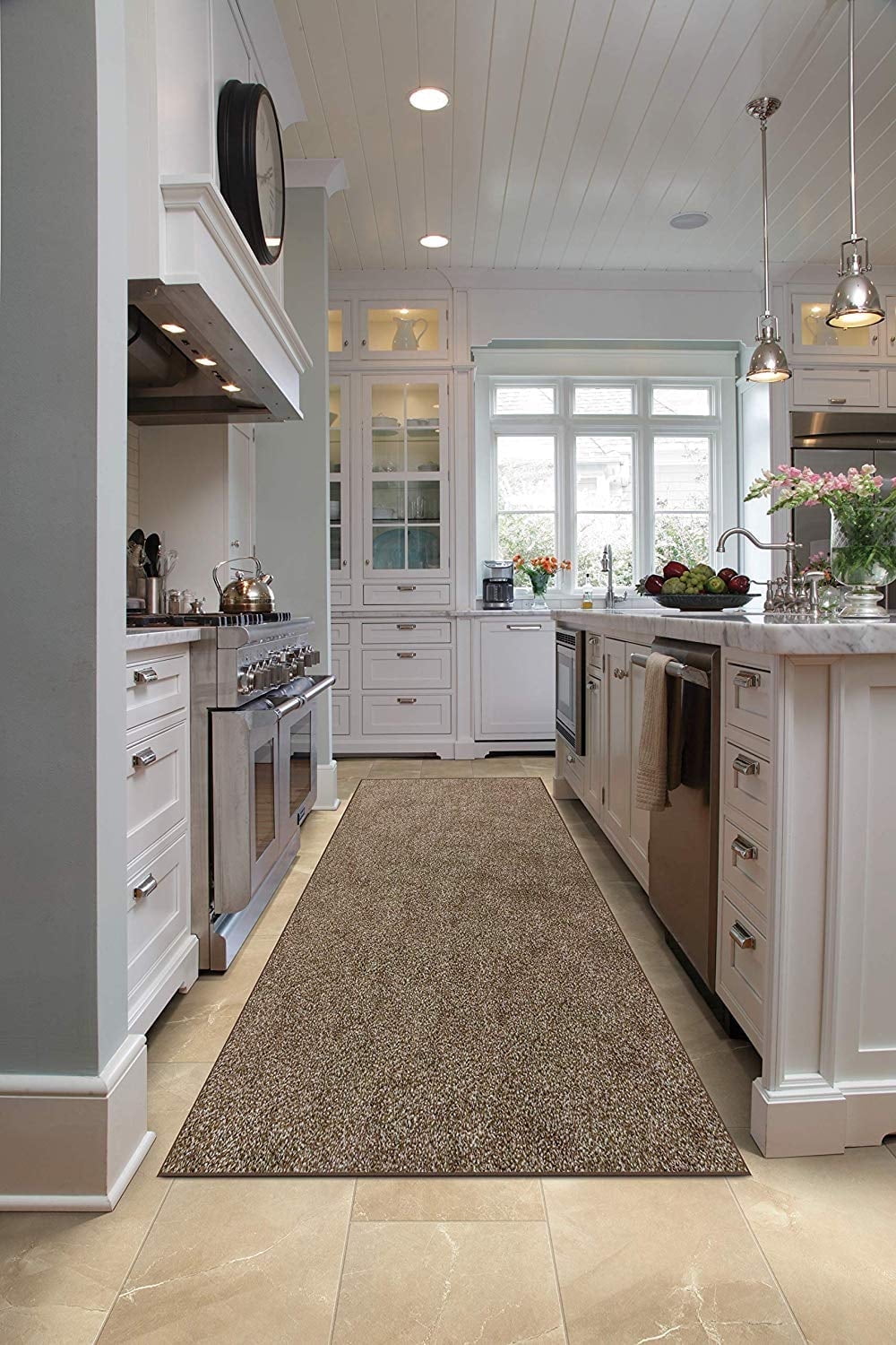 Koeckritz Rugs 8'x18' Chocolate Chip Area Rug with Premium Fabric ...