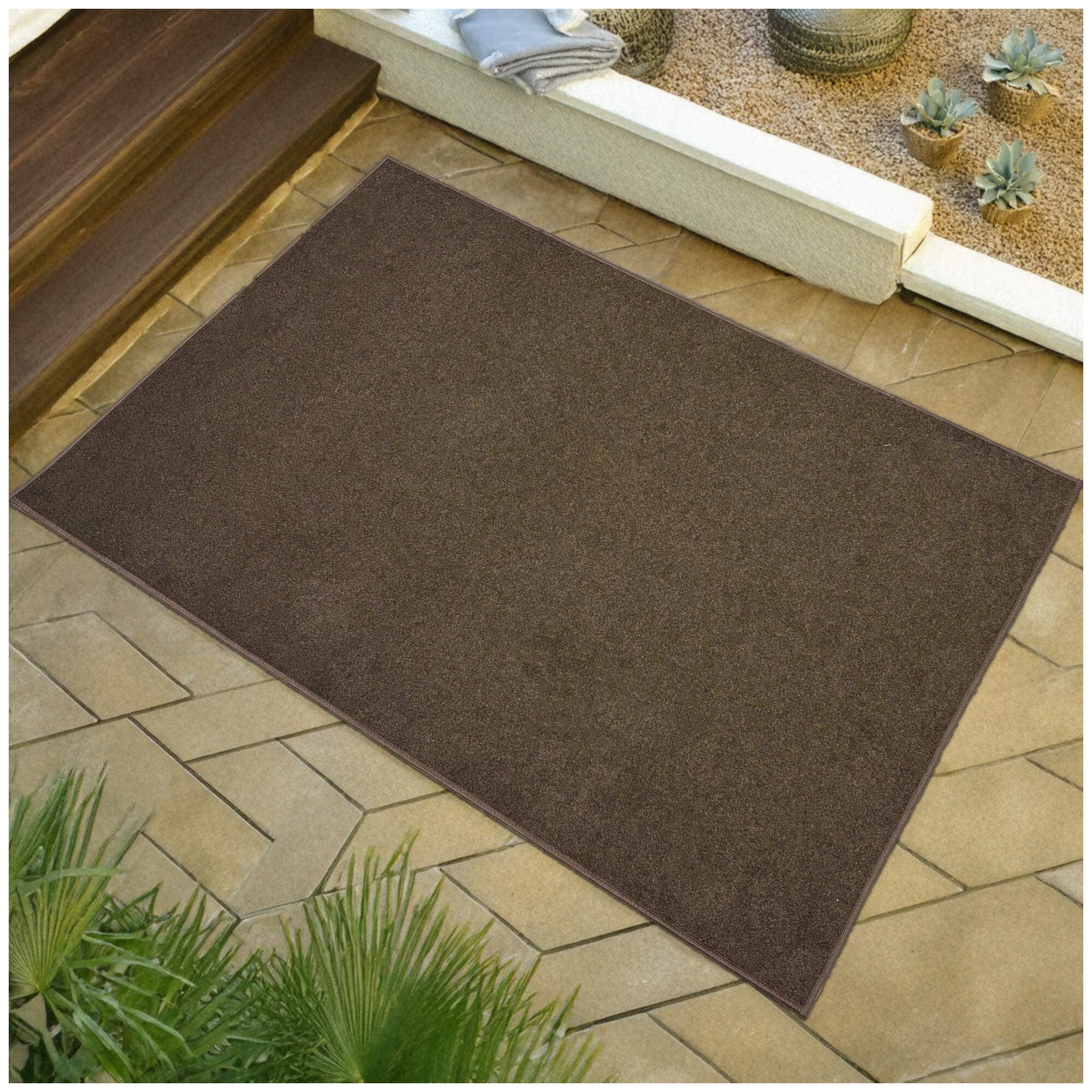 Koeckritz Rugs Economical Mocha 2'x3' Area Rug, Soft & Durable for ...