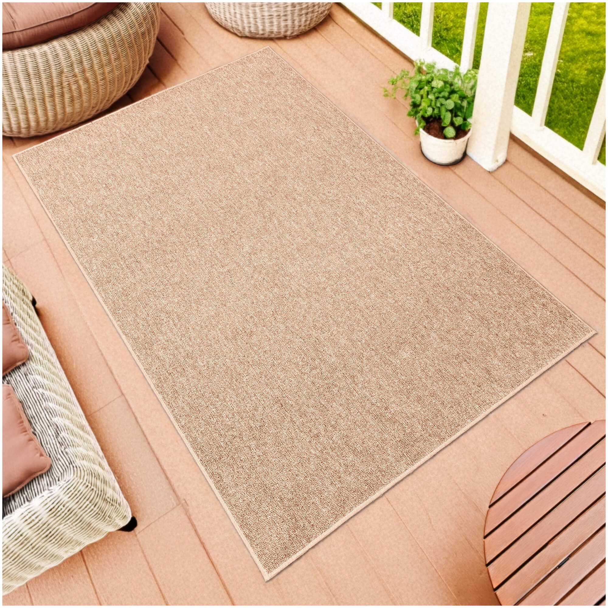 Koeckritz Rugs Sagebrush 7'x14' Standard Area Rug for Indoor or Outdoor ...