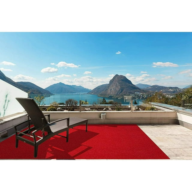 Koeckritz Rugs Valdosta 100% UV Olefin Indoor/Outdoor Area Rugs, 4'x4 ...