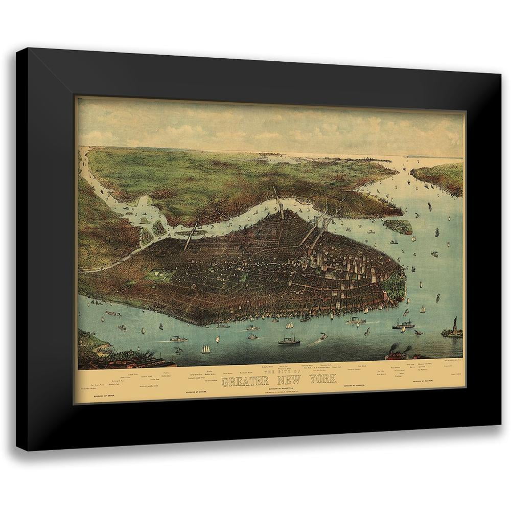 Koehler 24x18 Black Modern Framed Museum Art Print Titled - Greater New ...