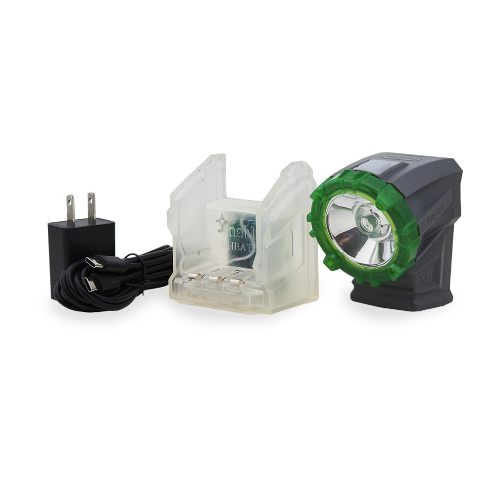 Koehler Cordless Wheat Caplamp XL -NA,185 Lumens of Constant Output ...