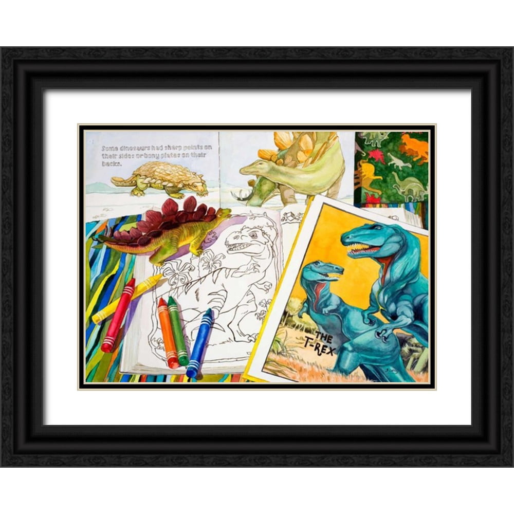 Koenig, Judy 14x11 Black Ornate Wood Framed with Double Matting Museum ...