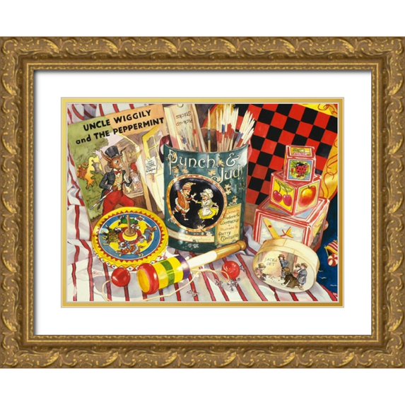 Koenig, Judy 14x11 Gold Ornate Wood Framed with Double Matting Museum ...