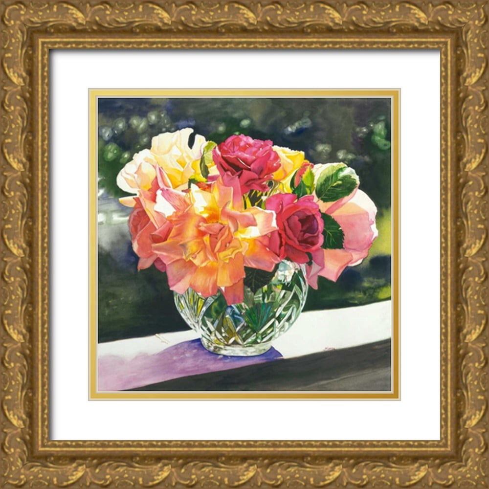 Koenig, Judy 15x15 Gold Ornate Wood Framed with Double Matting Museum ...