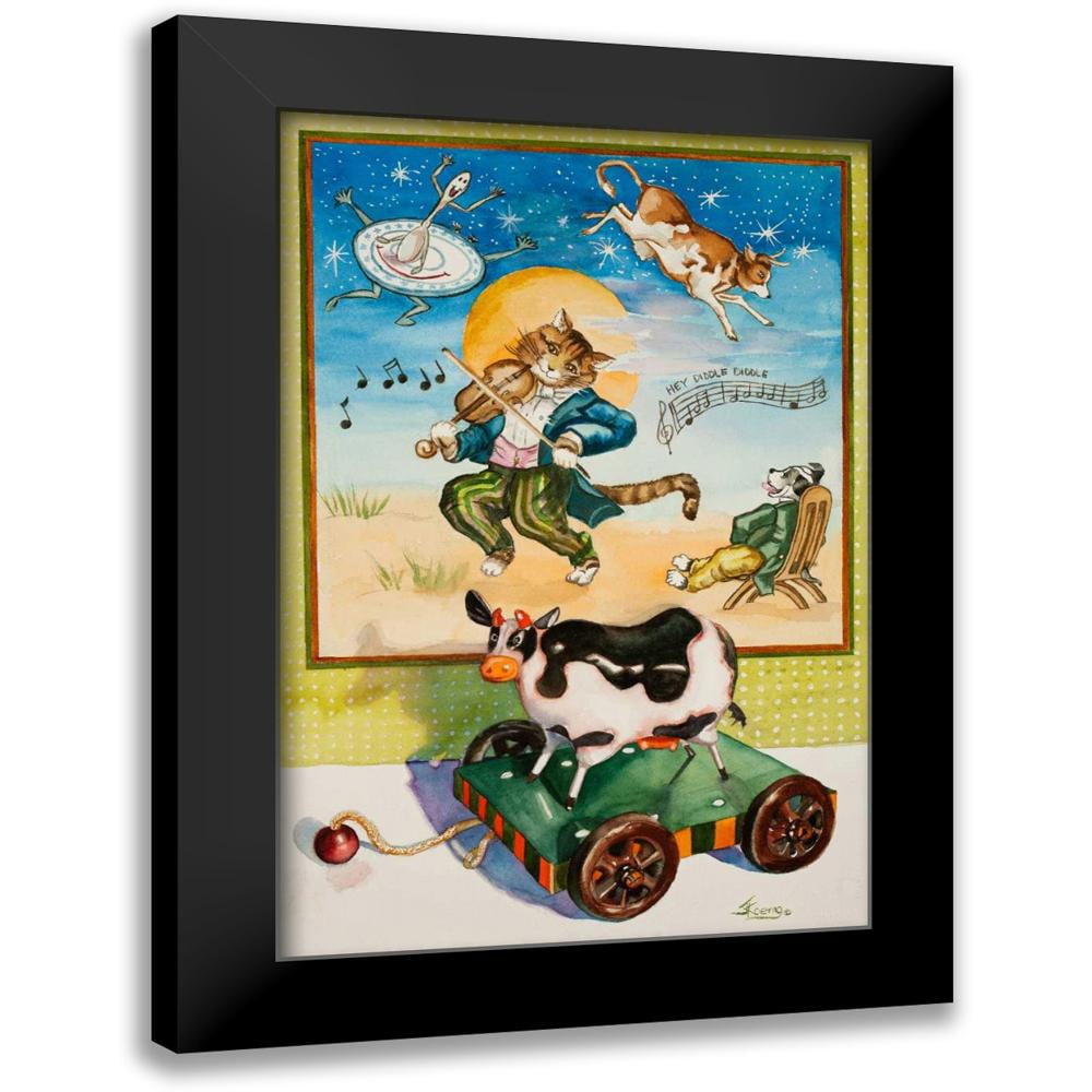 Koenig, Judy 17x24 Black Modern Framed Museum Art Print Titled - Hey ...