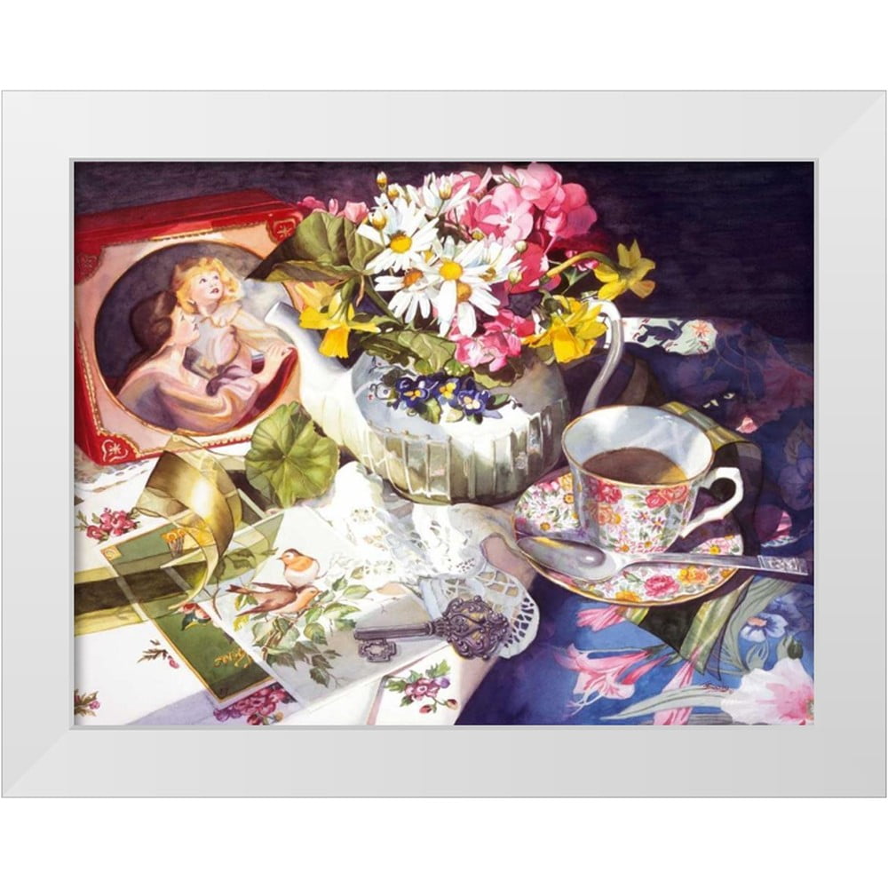 Koenig, Judy 32x25 White Modern Wood Framed Museum Art Print Titled ...