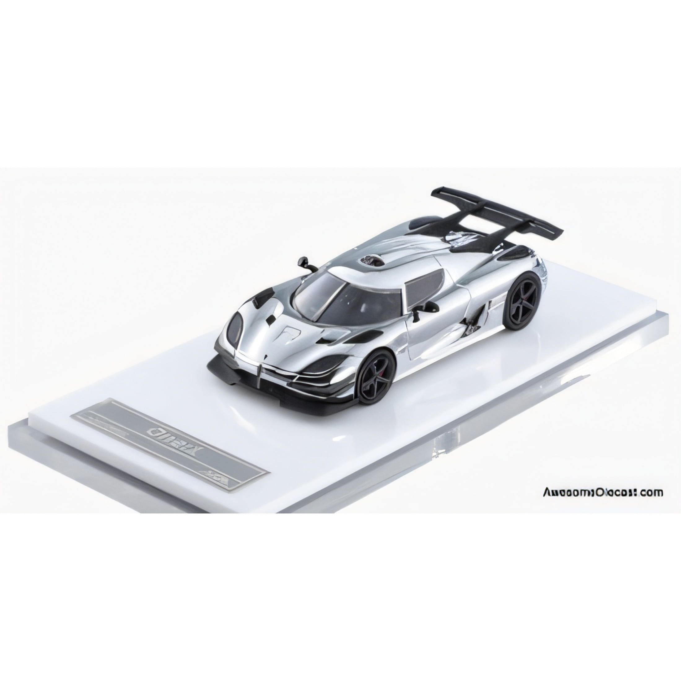 Koenigsegg Agera One, Chrome Silver 1:64 Diecast Model Car by Hkm ...