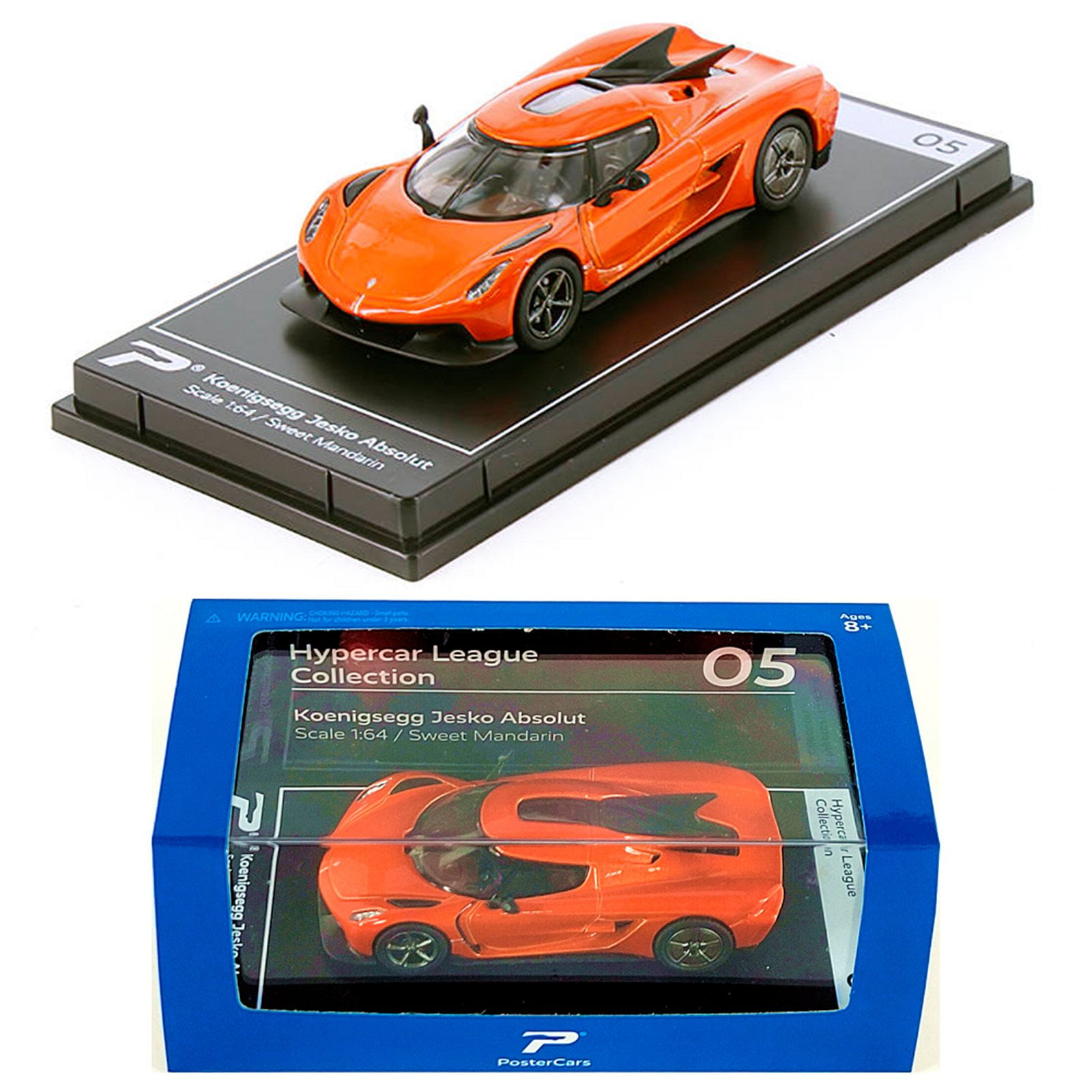 Koenigsegg Jesko Absolut (Hypercar League Collection Series) Car [1:64 ...