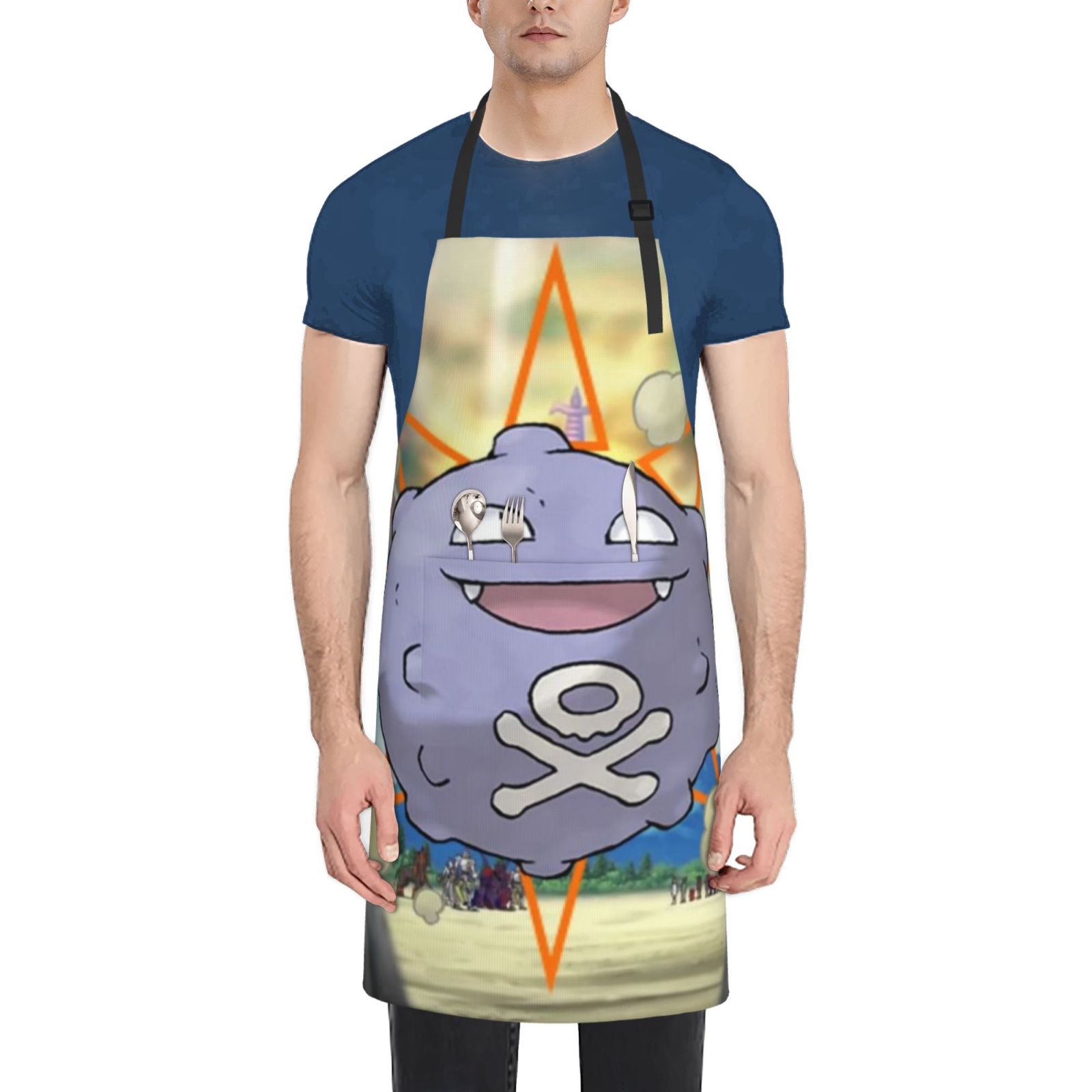 Koffing Apron with Pockets Apron Aprons for Women Men Watercolor Aprons ...