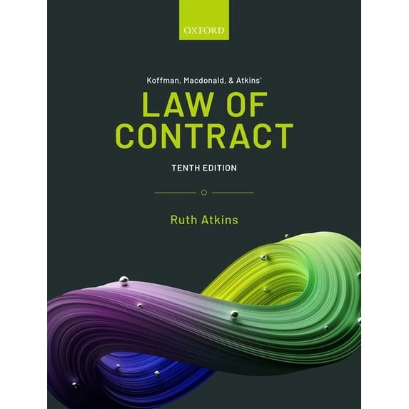 Koffman, MacDonald & Atkins' Law of Contract, (Paperback) - Walmart.com