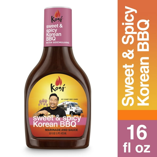 Kogi Sweet & Spicy Korean BBQ Marinade & Sauce16 fl oz - Walmart ...