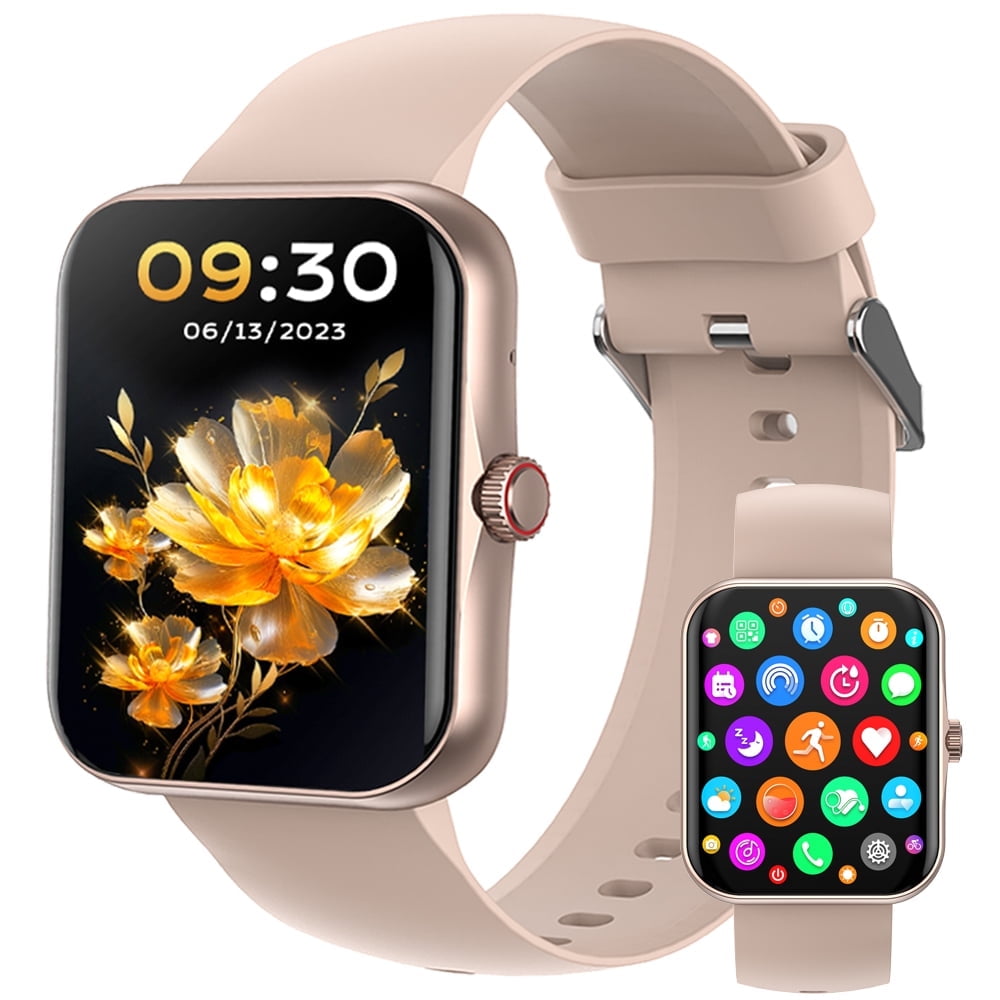 Kogiio Smart Fitness Watch, 37 Sport Modes, 1.83-Inch HD Screen ...