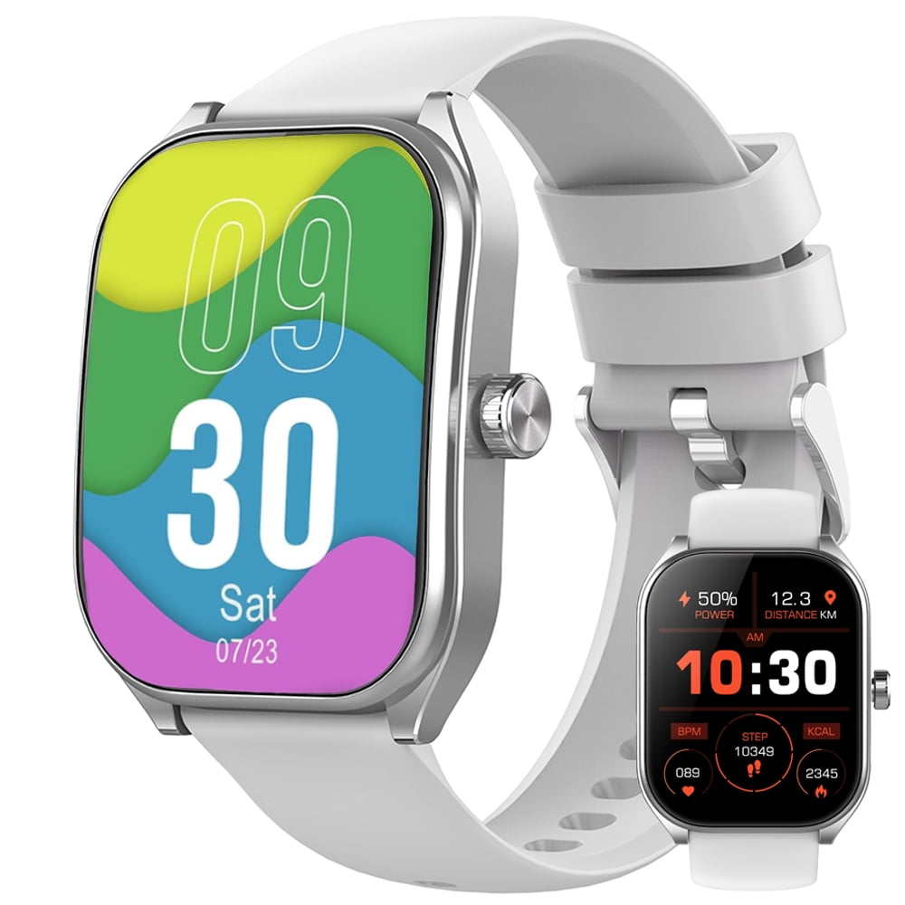 Fruit intelligence Smart Watch, 2.01 Inch Full Touch Answer/Make Call ...