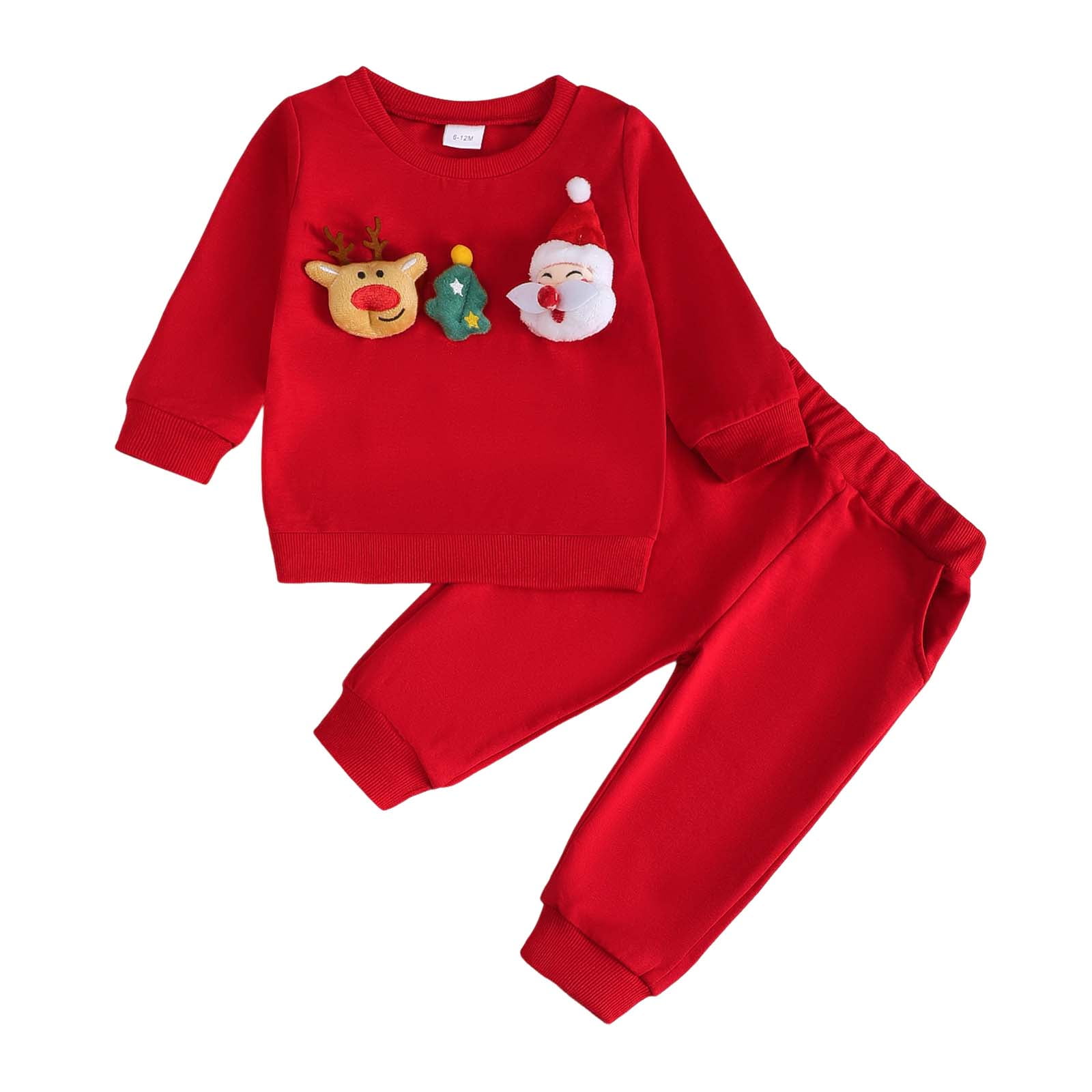 Kogui Baby Christmas Outfits Girl Girls Clothes 2 Piece Outfit Top ...