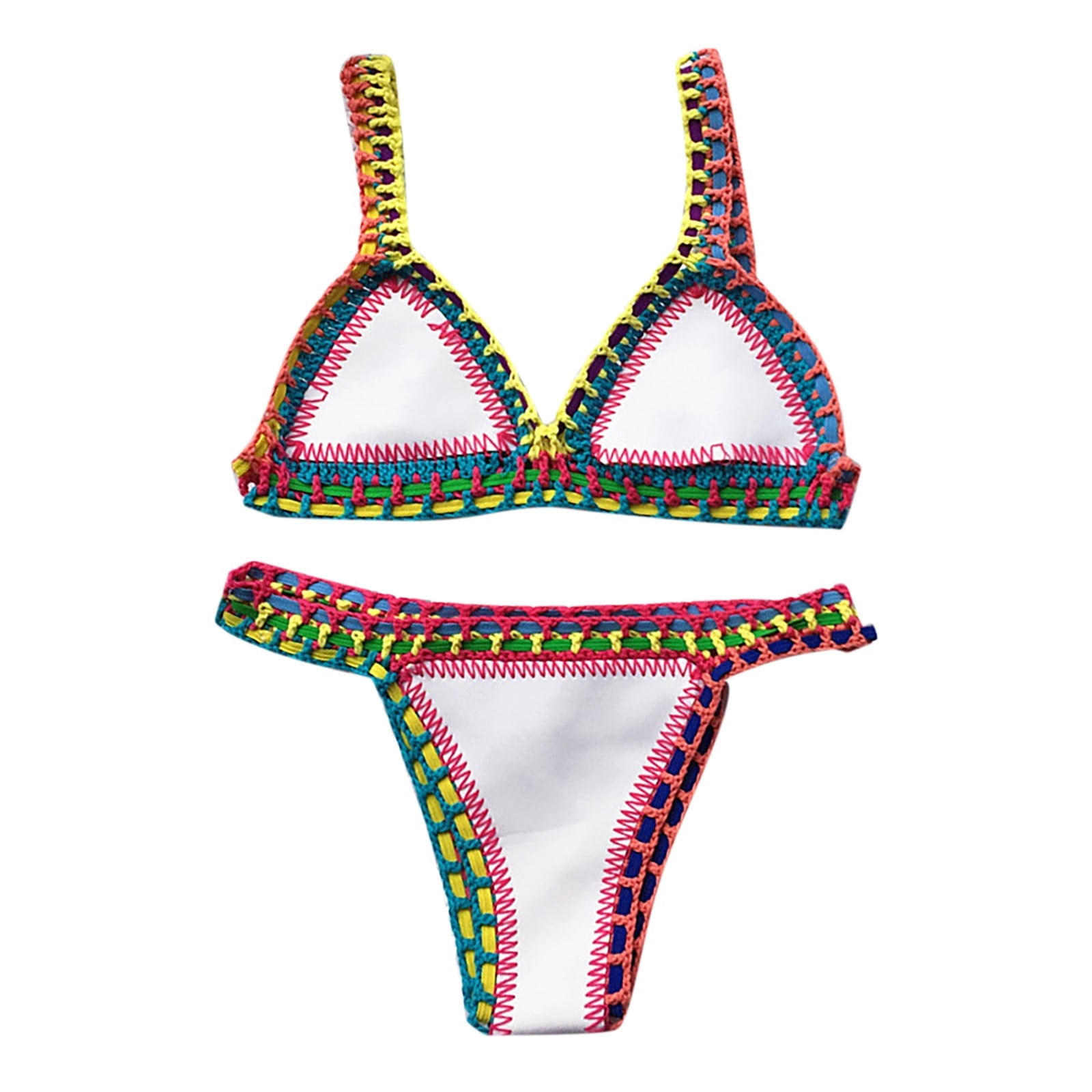 Kogui Bathing Suits for Women Sporty Two Piece Swimsuits Color Block ...