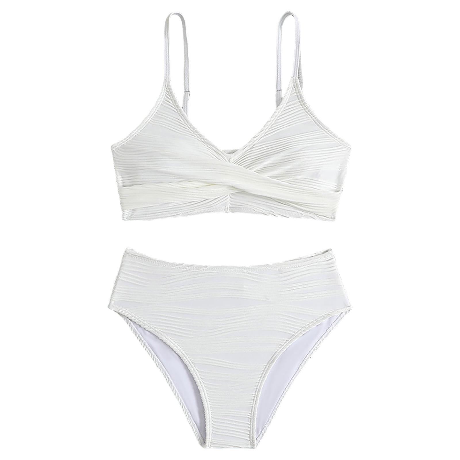Kogui Big Girl Swimsuit Girls Swimsuit Two Pieces Bikini Set Ruffle ...