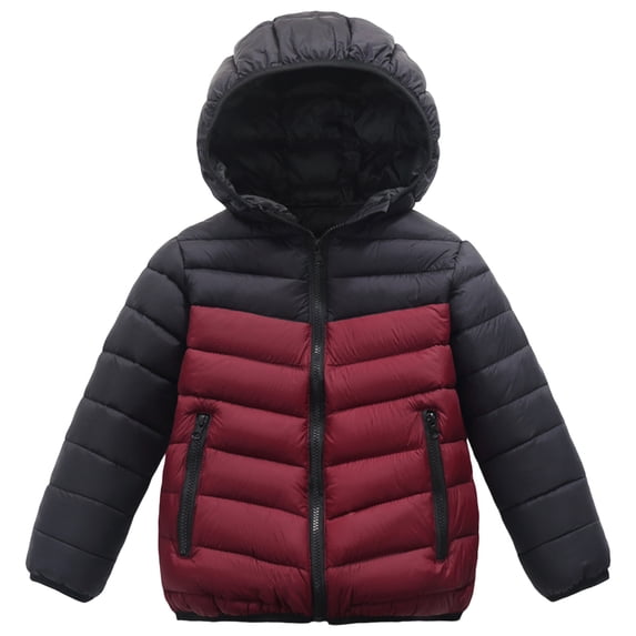 Kogui Boys Winter Coats Girls' Shine Heavyweight Hooded Puffer Jacket ...