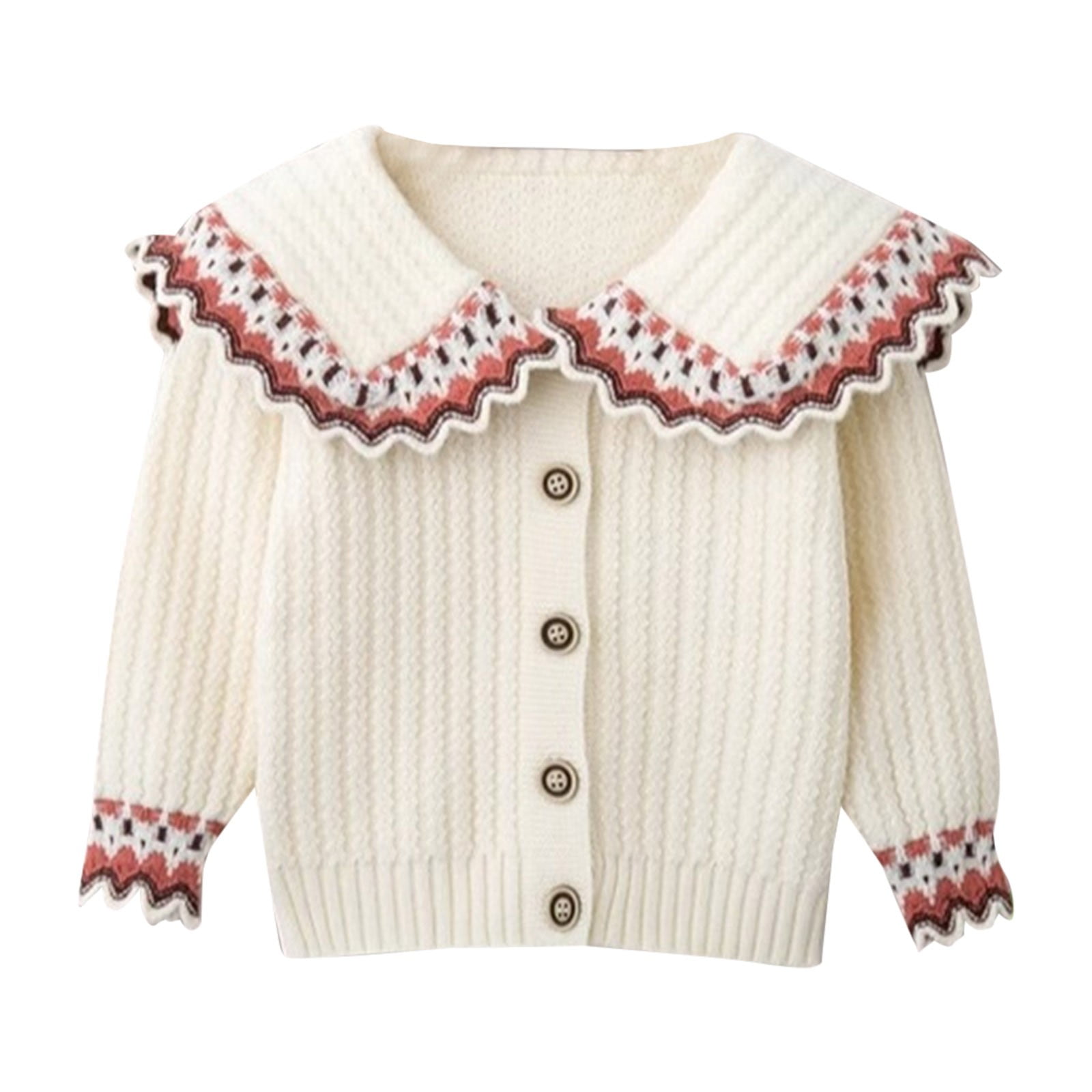 Kogui Girl Uniform Cardigan with Pockets Little Girl Knit Cardigan ...
