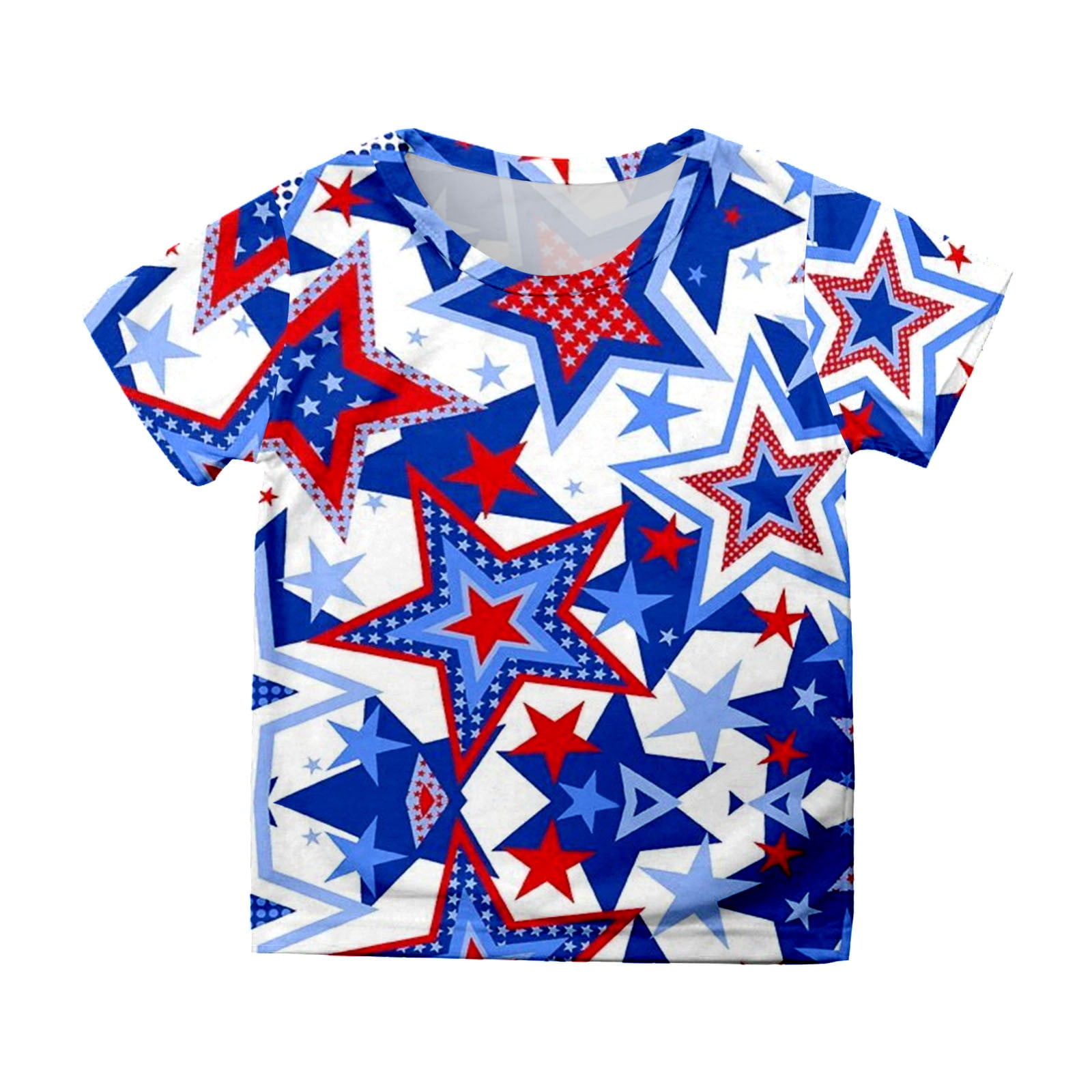 Kogui Girls 4th of July Shirt American Flag Tees Kids Independence Day ...