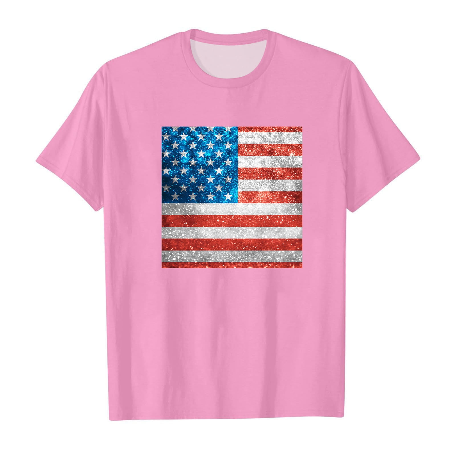 Kogui Girls 4th of July T-Shirt American Flag Short Sleeve Shirt Kids ...