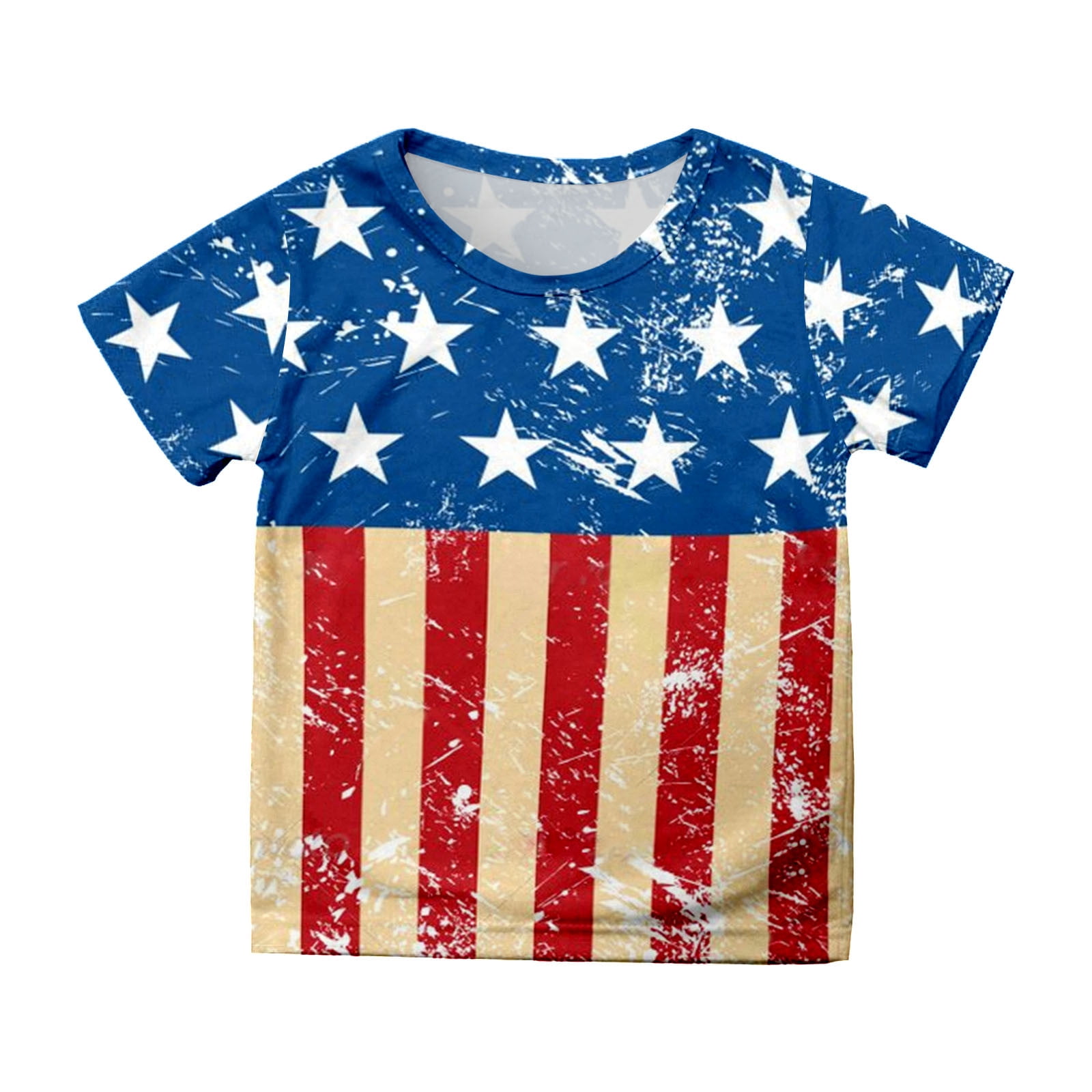 Kogui Girls Fourth of July Shirt Toddler American Flag Tshirt Patriotic ...