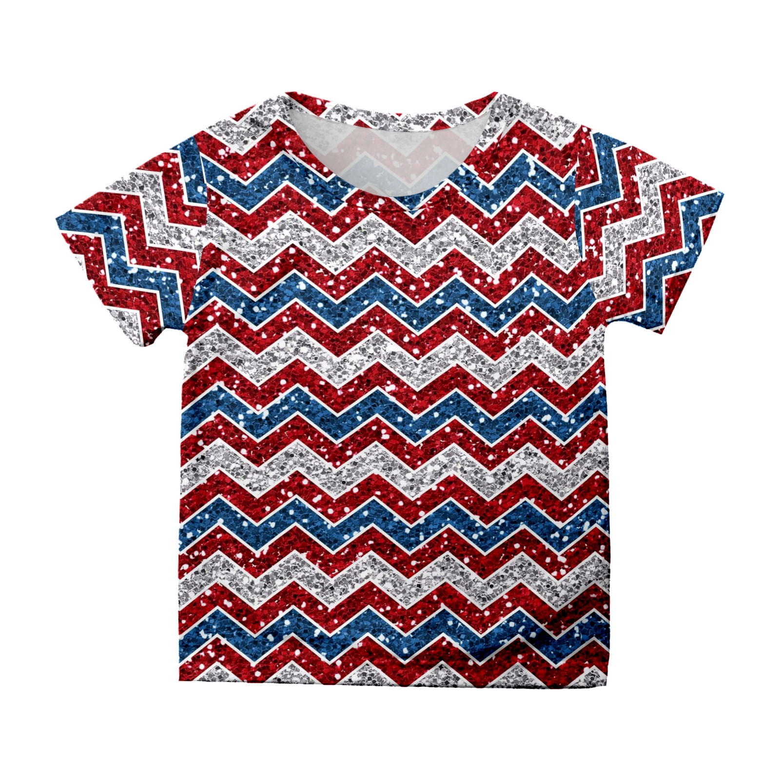 Kogui Girls Fourth of July Shirt Toddler American Flag Tshirt Patriotic ...