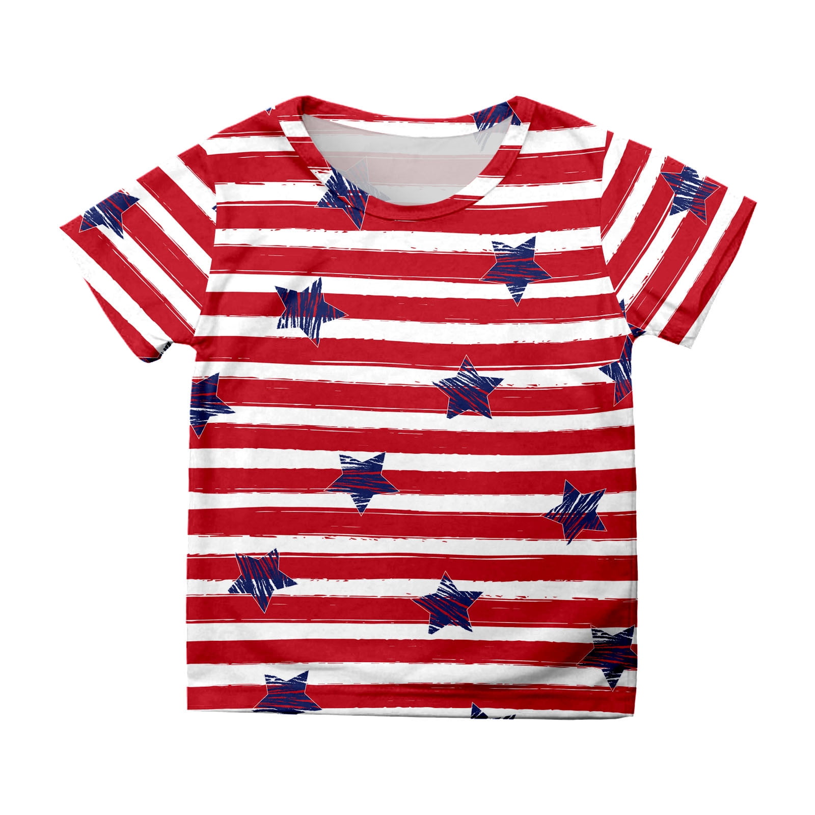 Kogui Girls Fourth of July Shirt Toddler American Flag Tshirt Patriotic ...