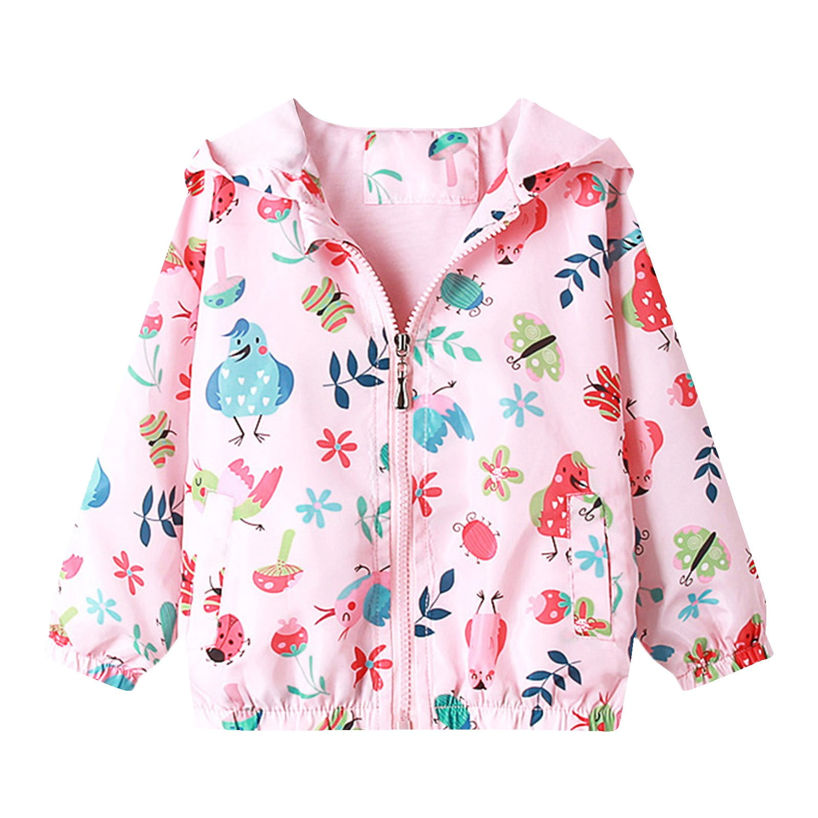 Kogui Girls Rain Jackets Toddler Rain Jacket Waterproof Hooded Rain ...