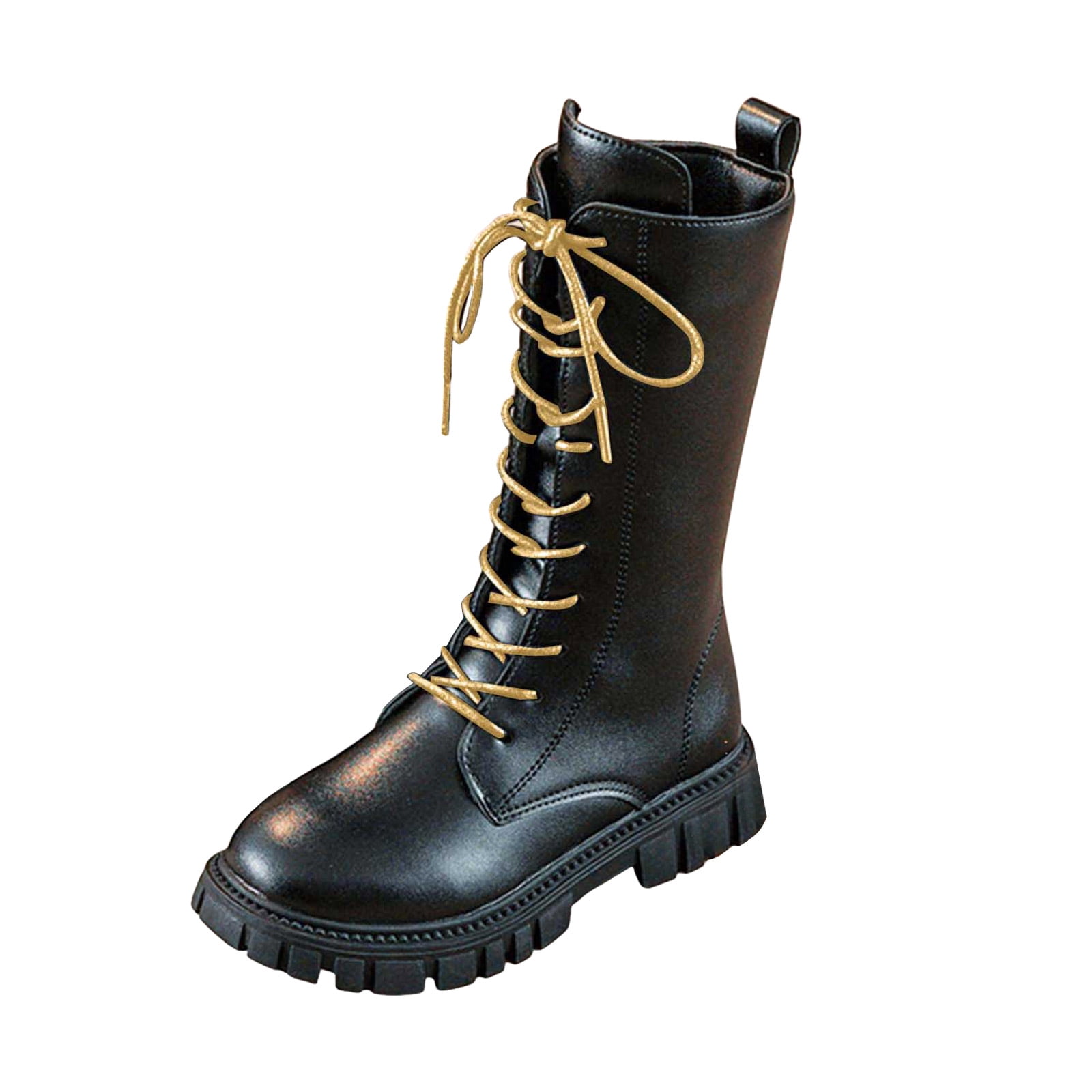 Kogui High Boots for Girls Boots for Girls Boots Kids Combat Lace Up ...
