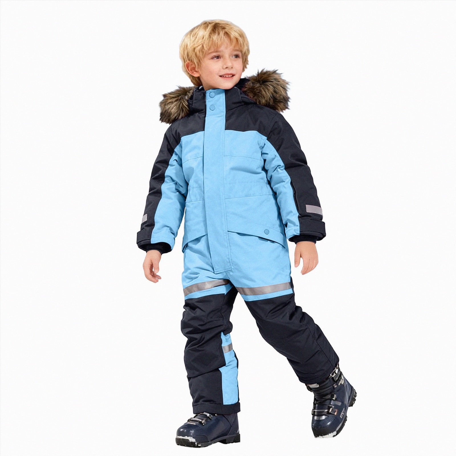 Kogui Toddler Snow Suit Boys Snowsuit Waterproof Snow Suit for Kids One ...