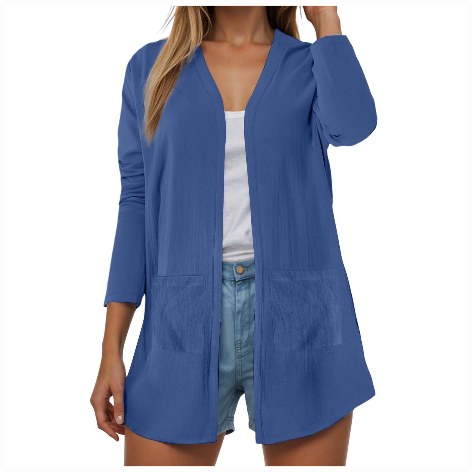 Kogui Womens Cardigans Summer Lightweight Long Sleeve with Pockets 2025 ...