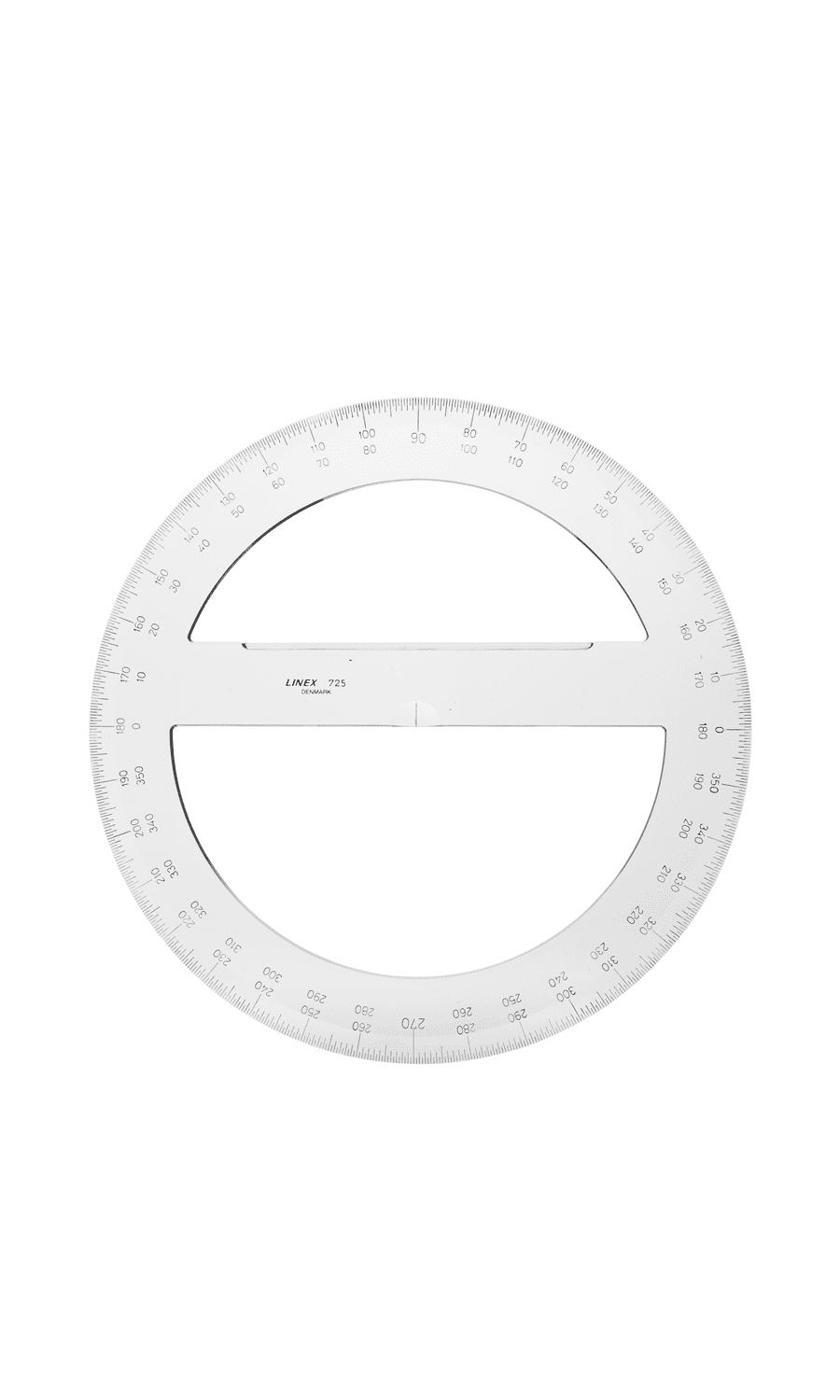 Koh-I-Noor 360-Degree Circular Protractor, 10" Diameter, 1 Each ...