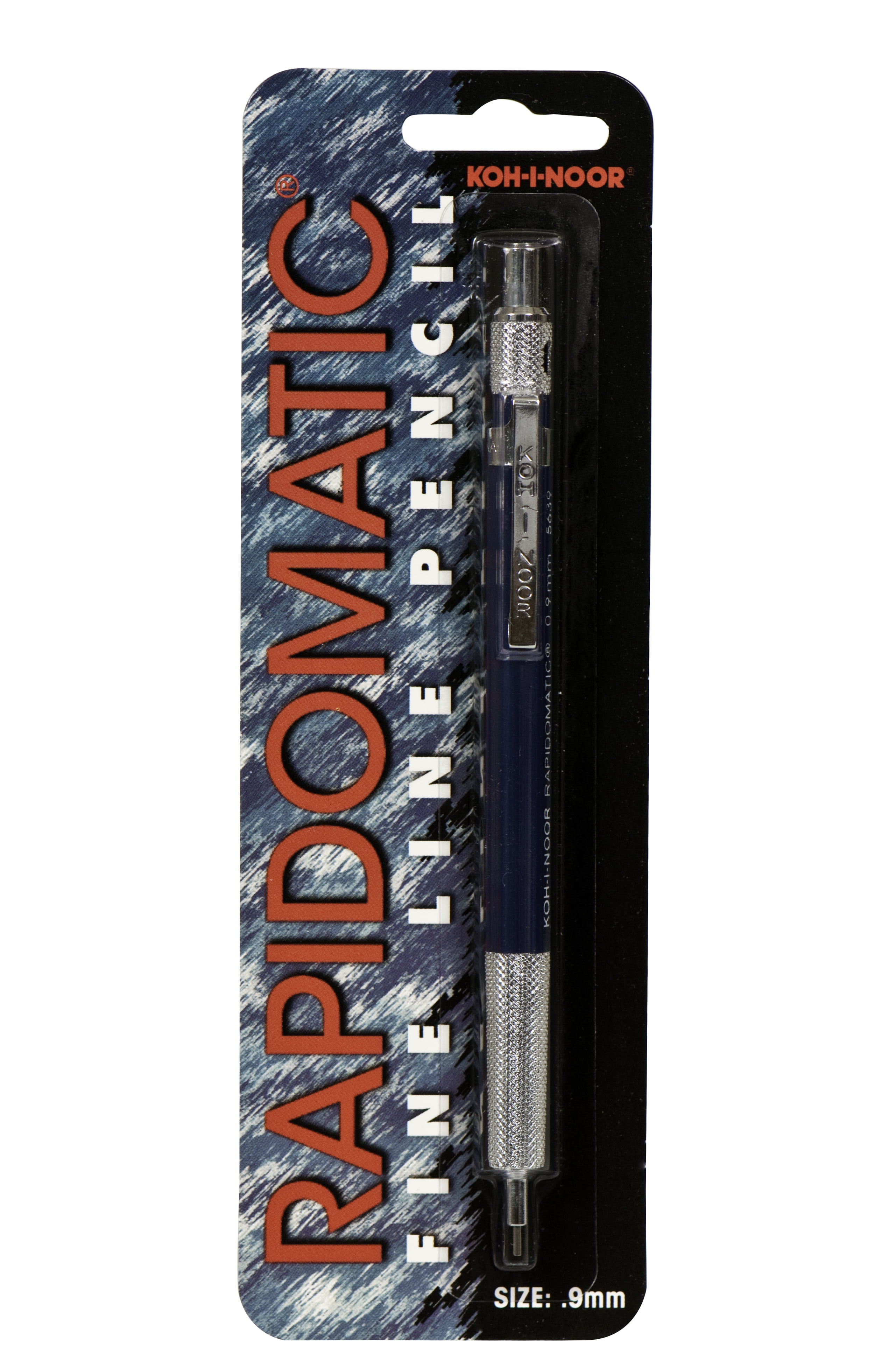 Koh-I-Noor 9mm lead Rapidomatic Mechanical Pencil, Navy, Blister Carded ...