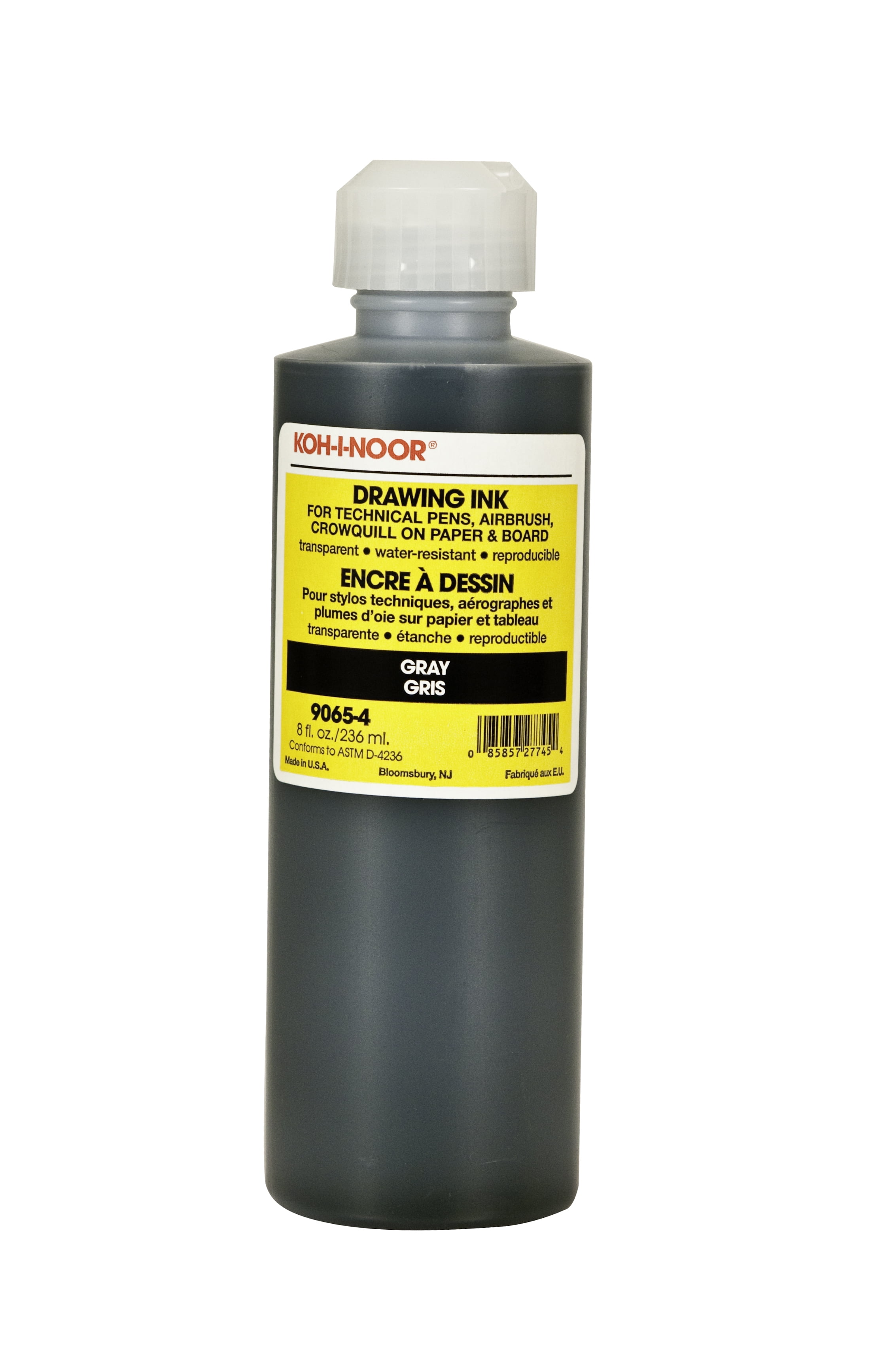 Koh-I-Noor Gray Dye-Based Drawing Ink, 8 Oz. Bottle - Walmart.com