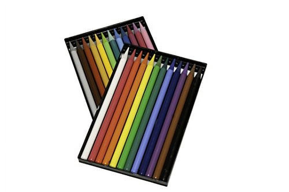 Koh-I-Noor Progresso Woodless Colored 24-Pencil Set, Assorted Colored ...