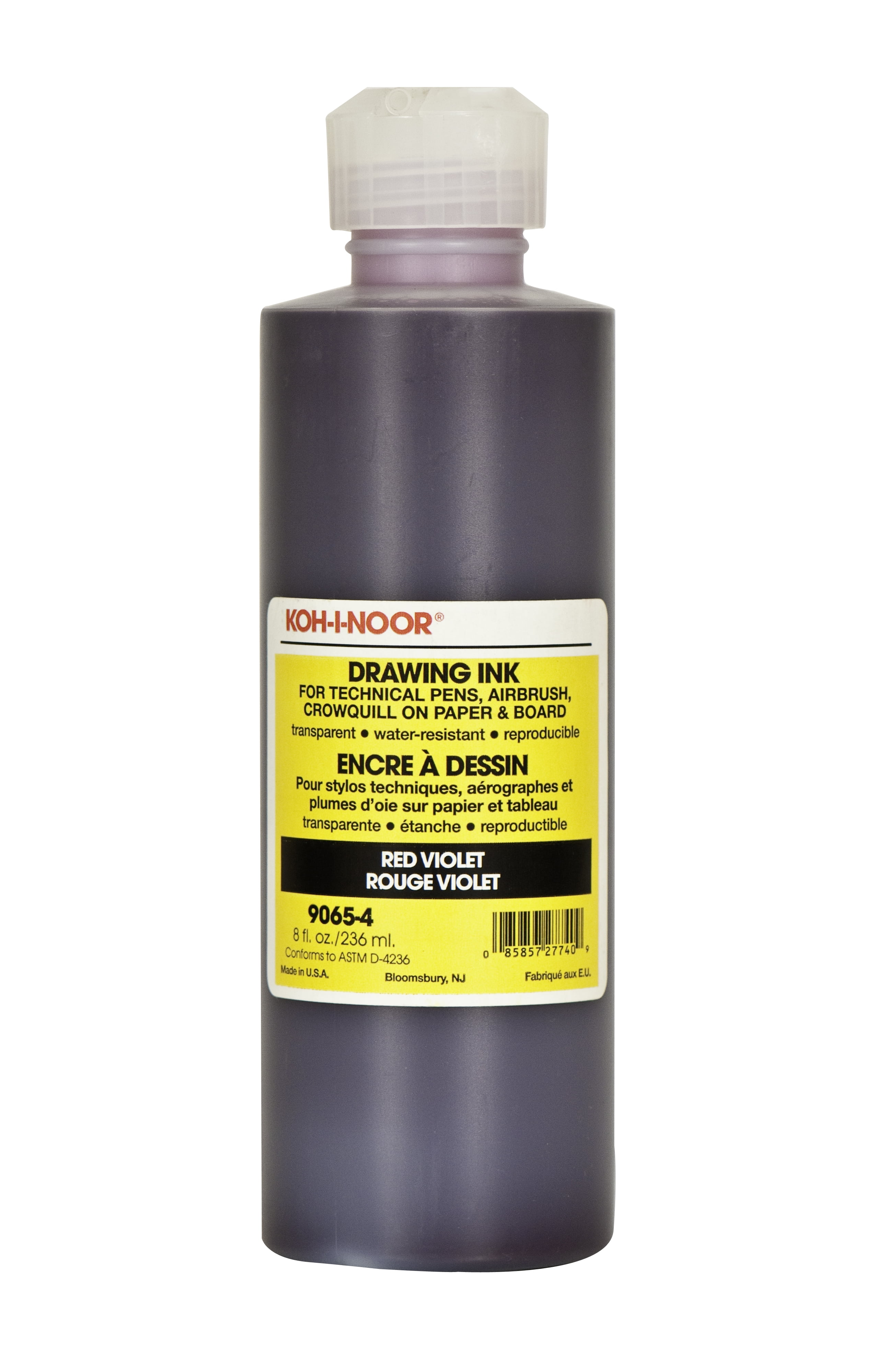 Koh-I-Noor Red Violet Dye-Based Drawing Ink, 8 Oz. Bottle - Walmart.com