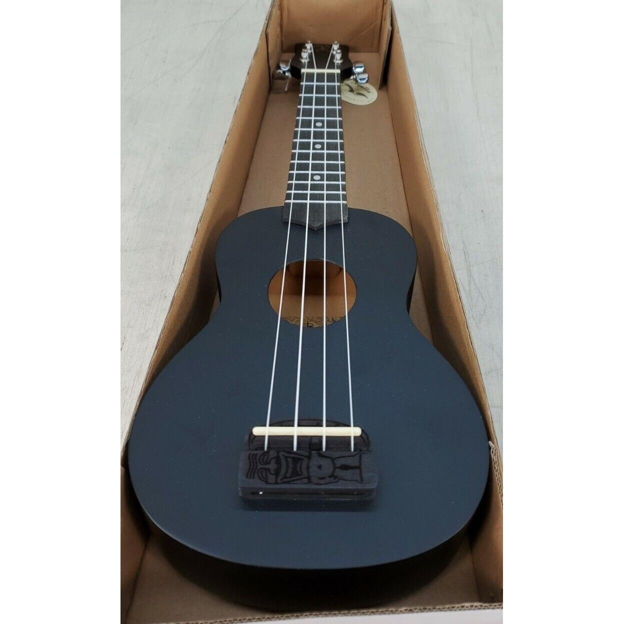 Kohala 4-String Ukulele Right-Handed Black KT-SBK - Walmart.com