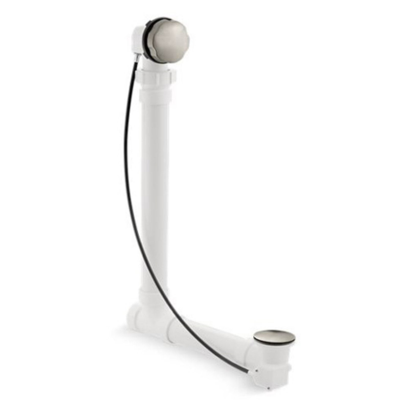 Kohler 1.5 in. Clearflo Bath Cable Drain with PVC Tubing, Vibrant ...