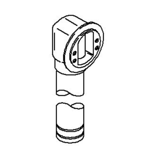 Kohler 1009707 1.5 in. Elbow & Tube Overflow - Walmart.com