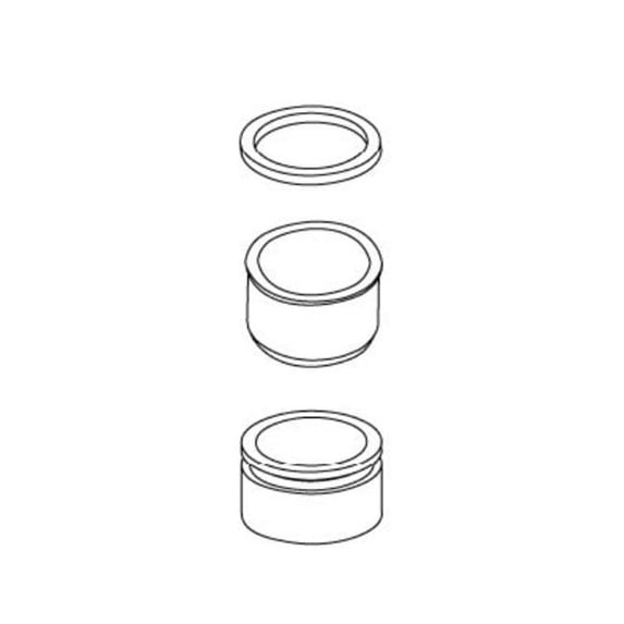 Kohler 1043143-VF High Flow Aerator Laminar Assembly, M28 - Vibrant ...
