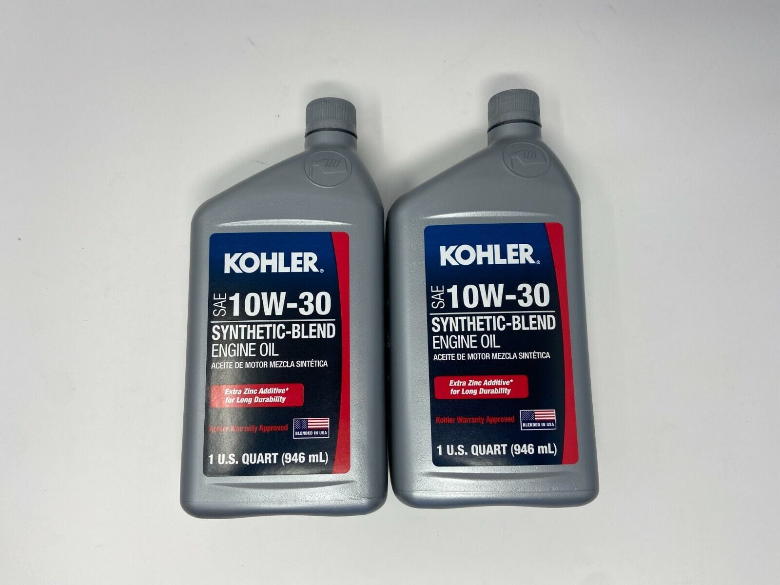 Kohler 10W30 Semi Synthetic Motor Oil 2 QUARTS 25 357 65-S 2 PACK 10w ...