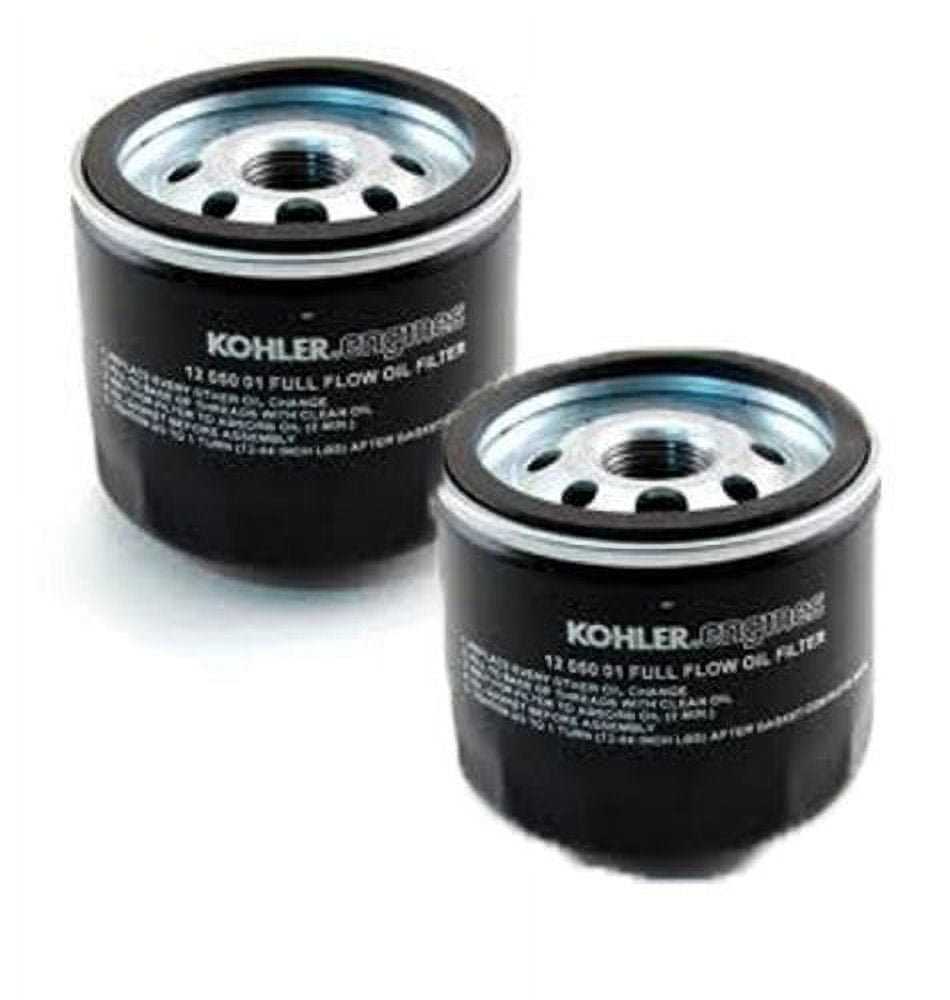 Kohler (2 Pack) 12 050 01-S1 Engine Oil Filter For CV17 - CV26 And CH17 ...
