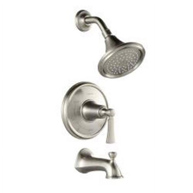 Kohler 246348 Elliston Single Handle Tub & Shower Faucet, Brushed ...
