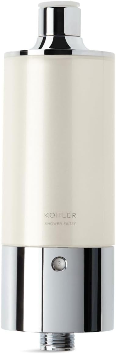 Kohler 30646-CP Aquifer Shower Water Filtration System, Reduce Chlorine ...