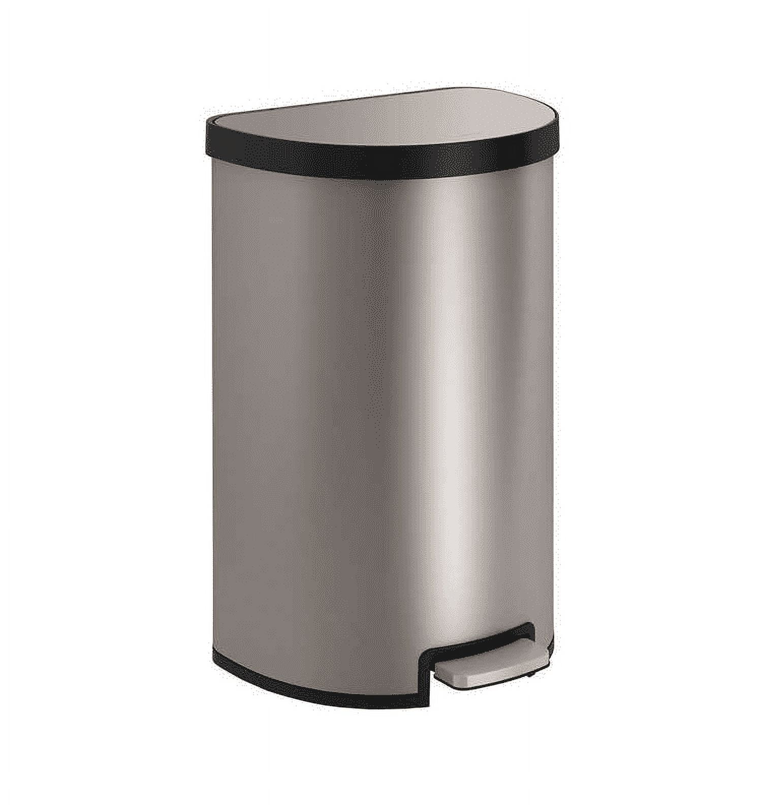 Kohler 45L Semi-Round Step Trash Can, Stainless Steel - Walmart.com