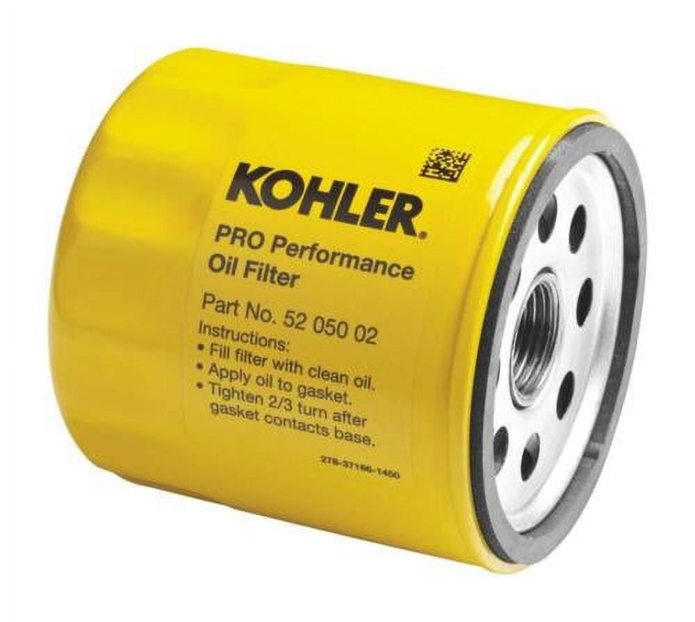 Kohler 52 050 02-S Oil Filter Extra Cap CH11 CH15 CV11 CV22 M18 M20 ...